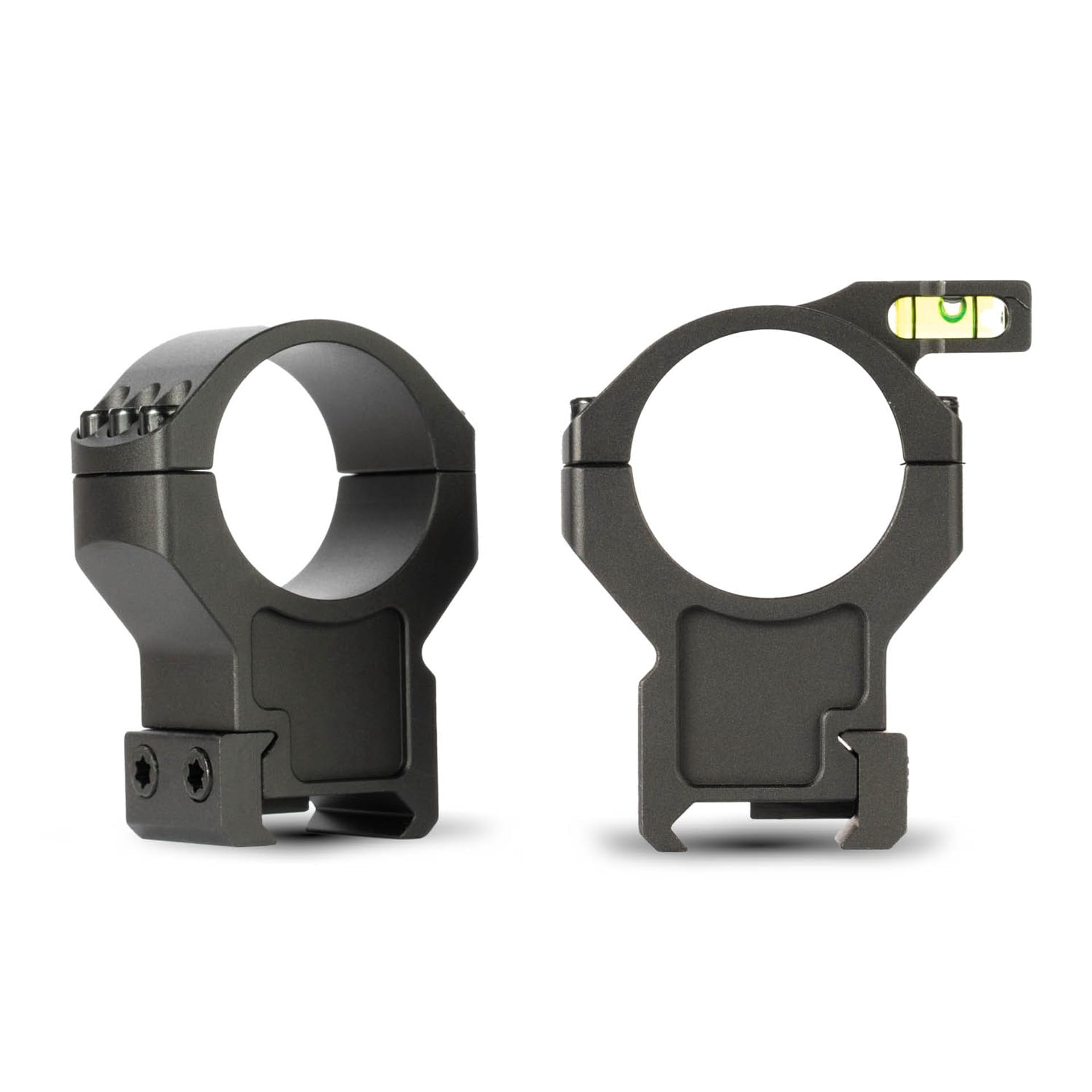 Monstrum Challenger Picatinny Scope Rings with Integrated Level Bubble ...