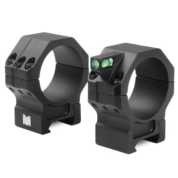 Monstrum Challenger Picatinny Scope Rings with Integrated Level Bubble ...