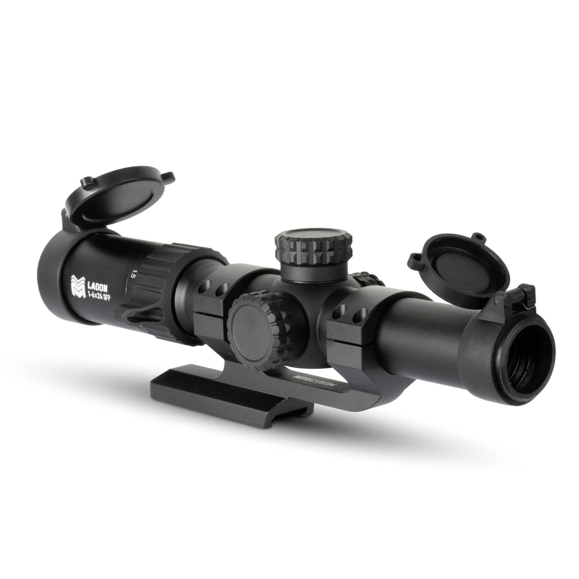Monstrum Tactical, Ladon 1-6x SFP LPVO Rifle Scope Black BDC-A3 ...