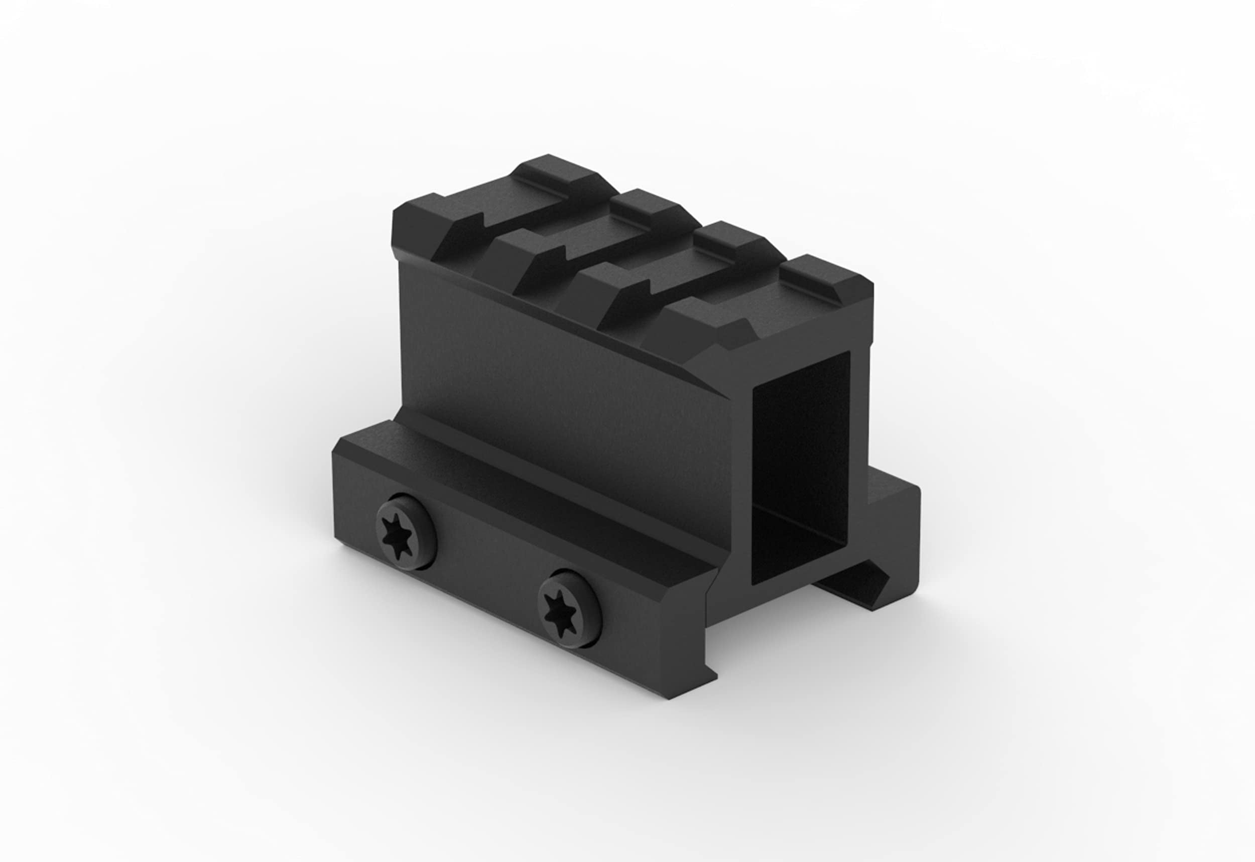 Monstrum Lockdown V3 Picatinny Riser Mount with Recoil Stop Base | 1.5 ...
