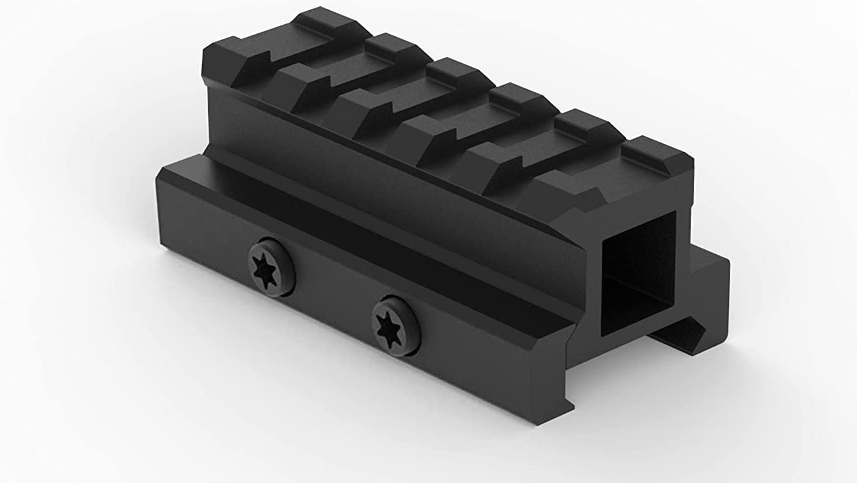 Monstrum Lockdown V3 Picatinny Riser Mount with Recoil Stop Base | 2.5 ...