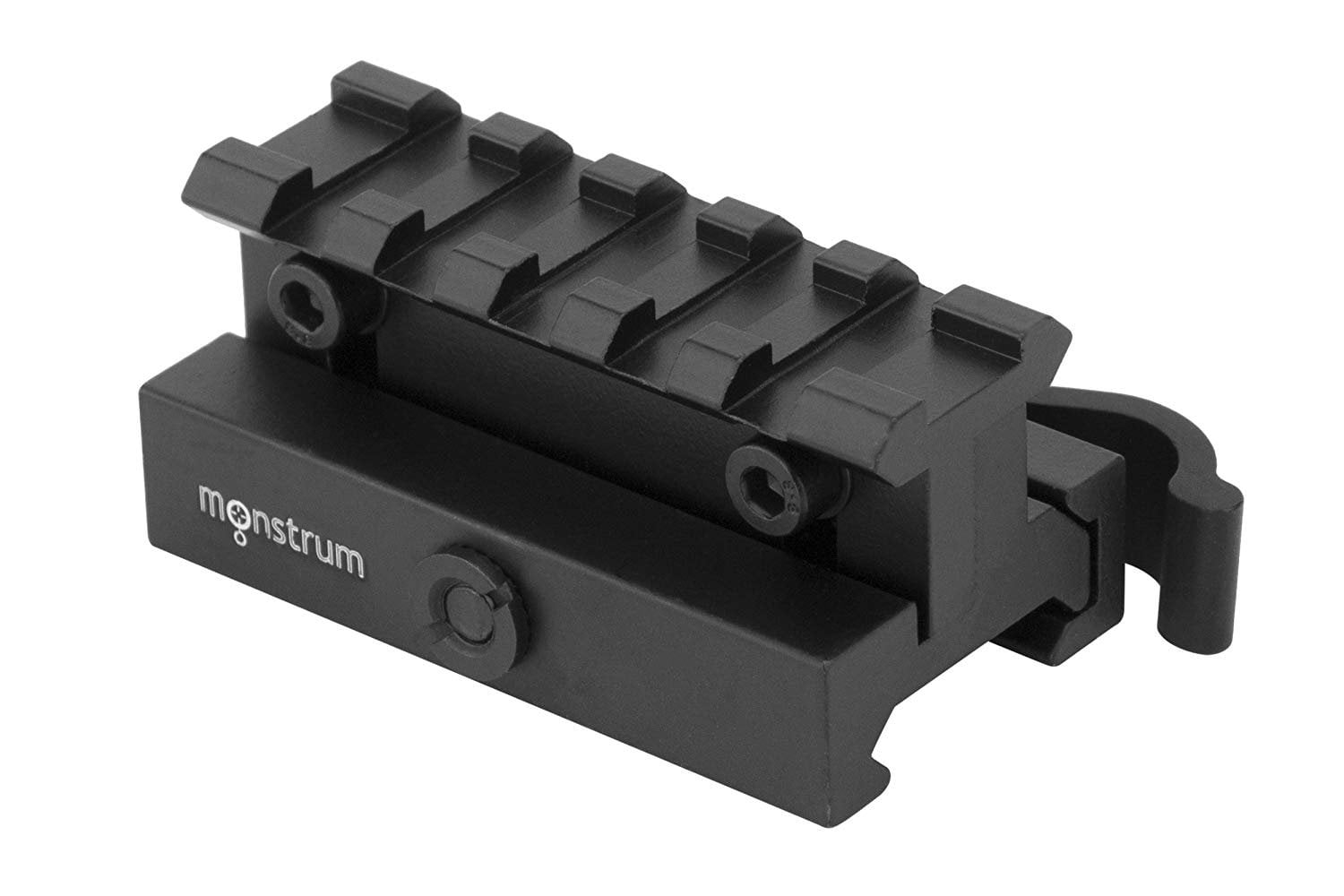 Monstrum Lockdown Series Adjustable Height Picatinny Riser Mount with ...