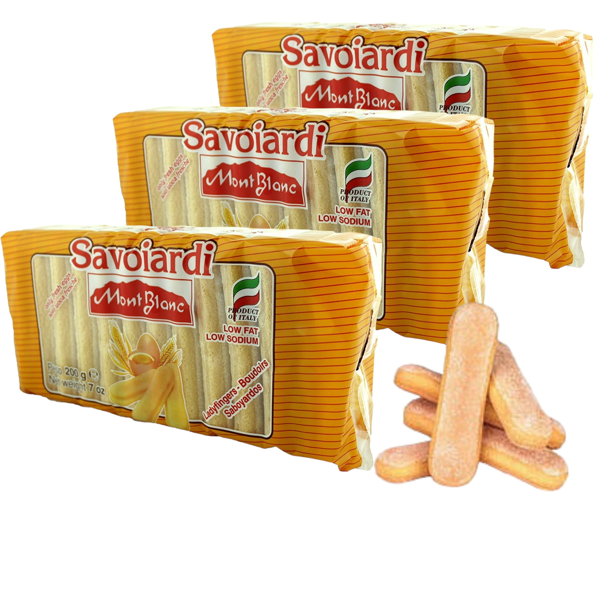 Mont Blanc Savoiardi Lady Fingers Biscuits, Perfect for Tea, Tiramisu ...