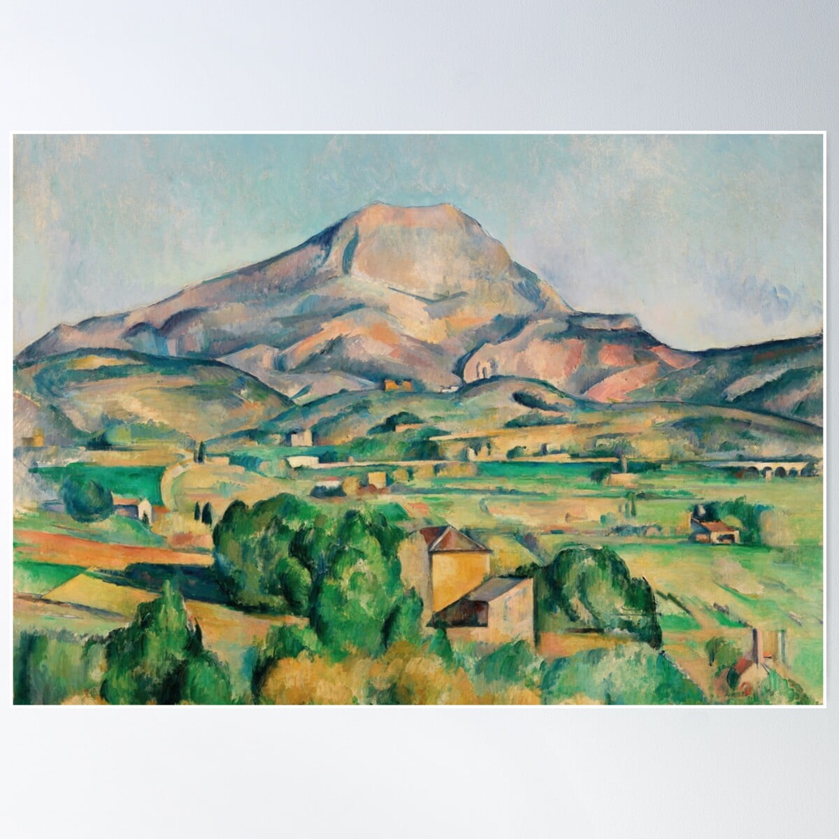 Mont Sainte Victoire, Paul Cezanne Poster Wall Art, Modern Wall Decor ...