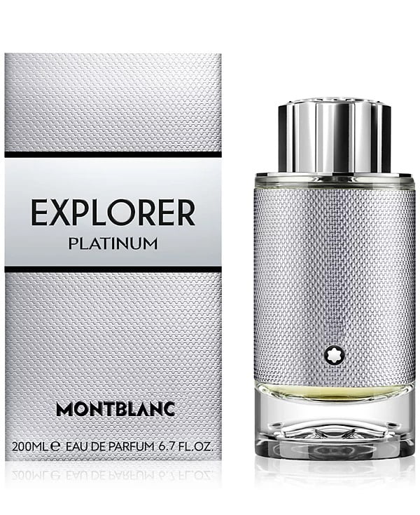 Montblanc Men's Explorer Platinum 6.7 oz EDP Spray, Woody Aromatic ...