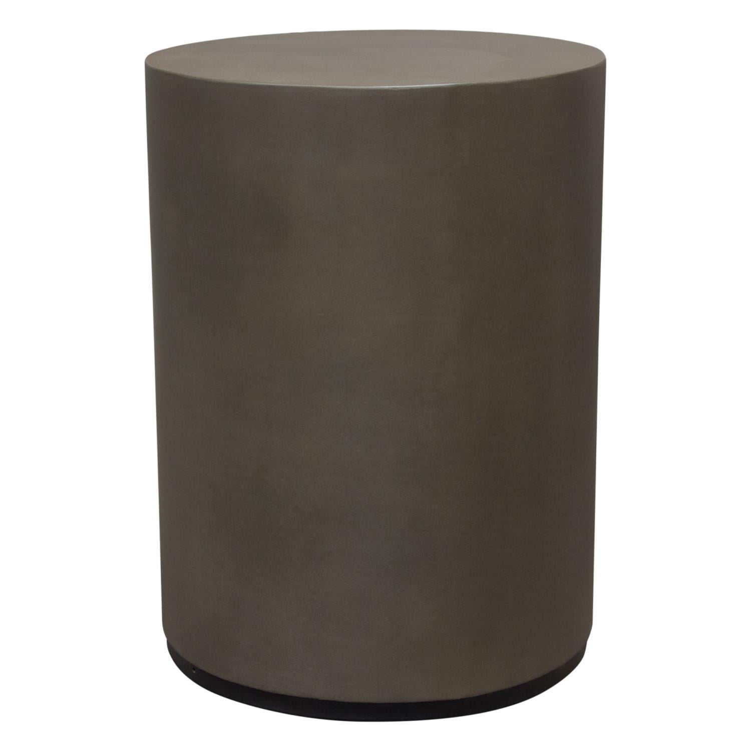Montage Round Natural Cement End Table by Diamond Sofa - Walmart.com