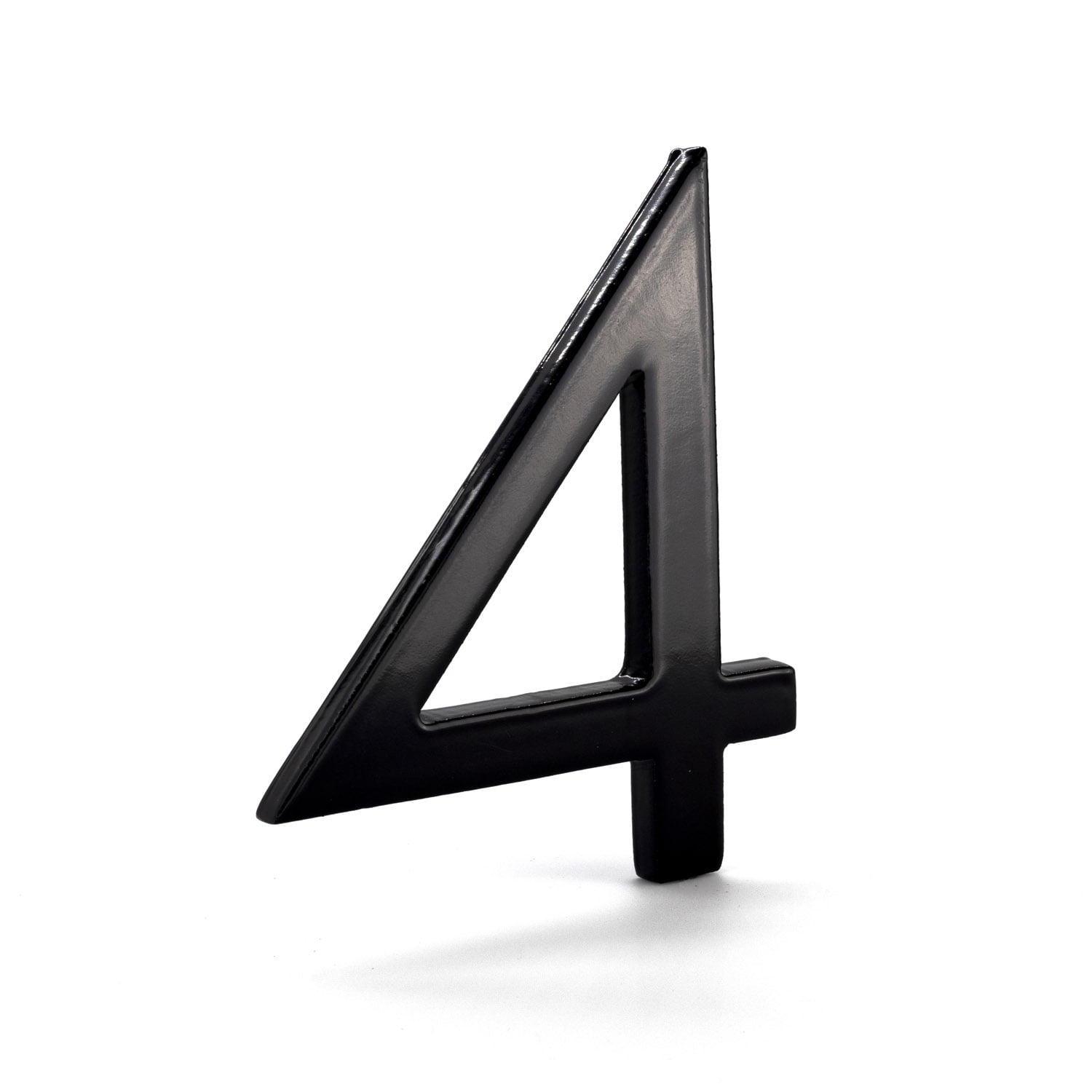 Montague Metal Products 6" Black Floating or Flat Modern House Numbers ...