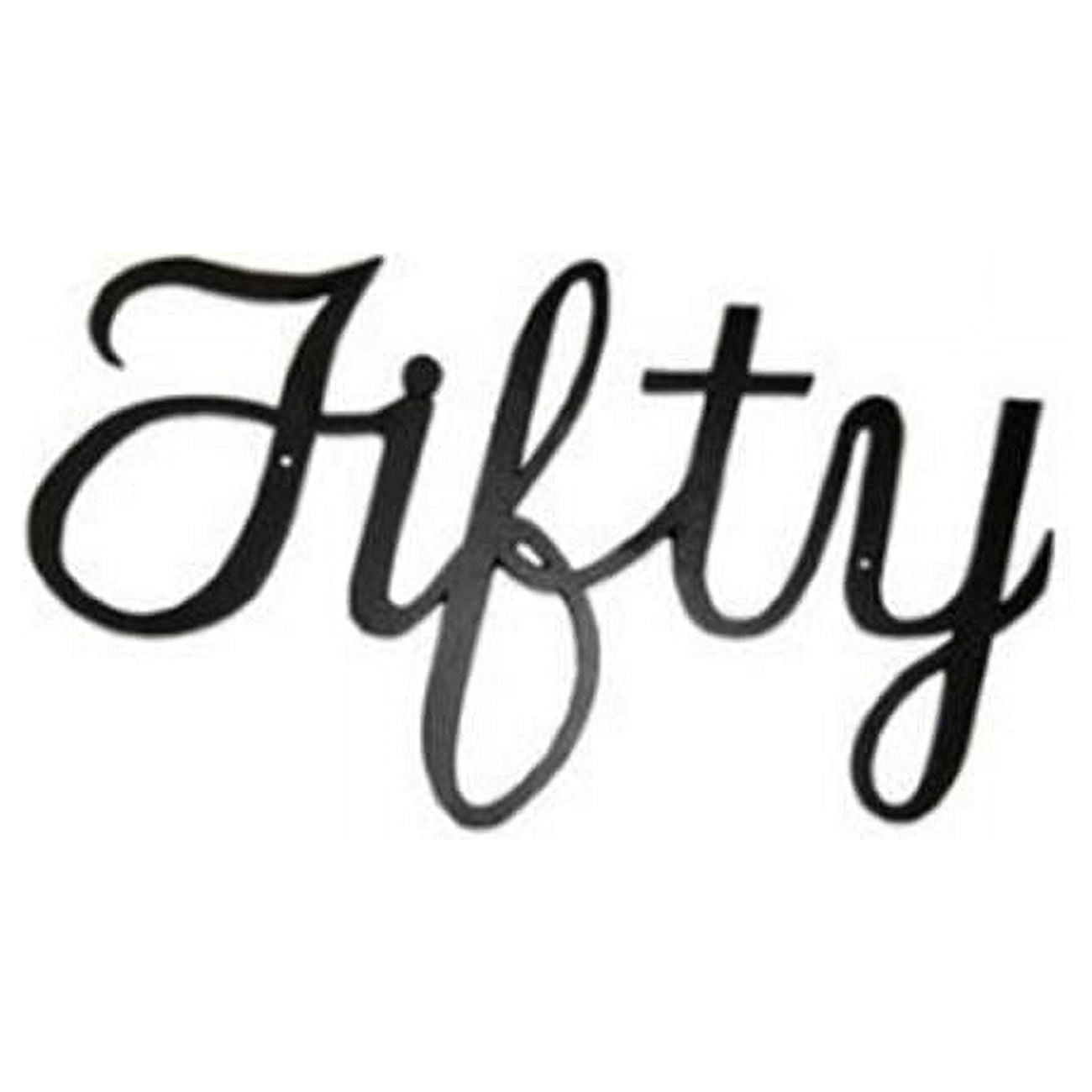 Montague Metal Products Script Modern House Number Fifty - Walmart.com