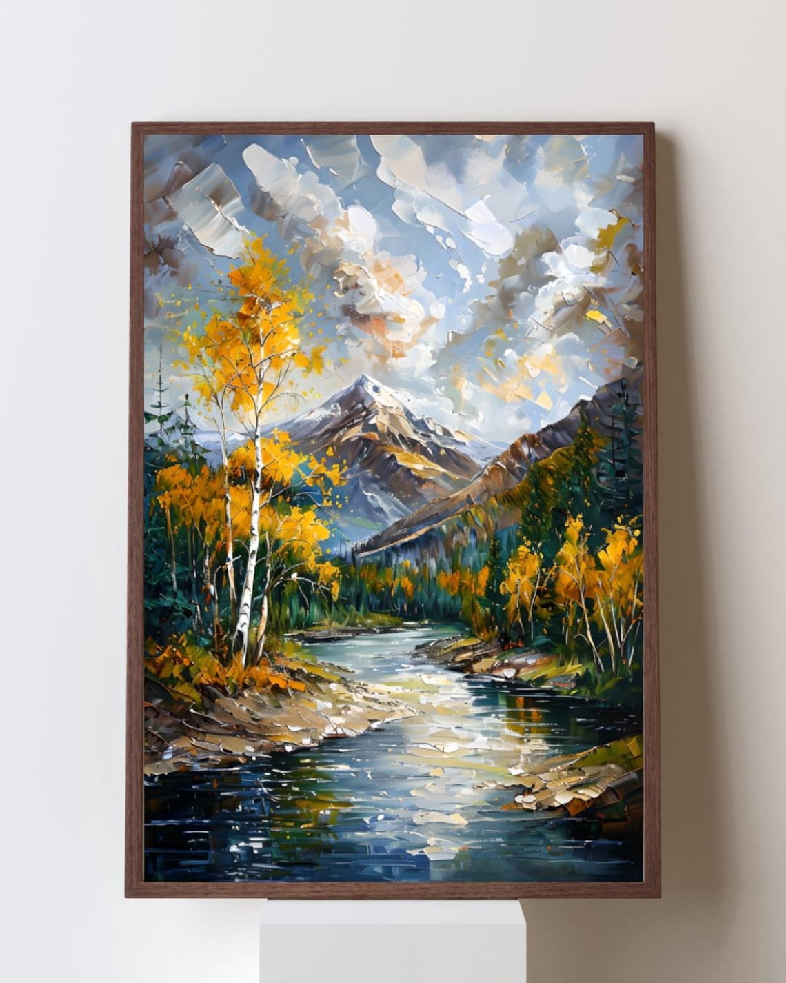 Montana Blackfoot River Art Print, Western Fly Fishing River, Big Sky ...