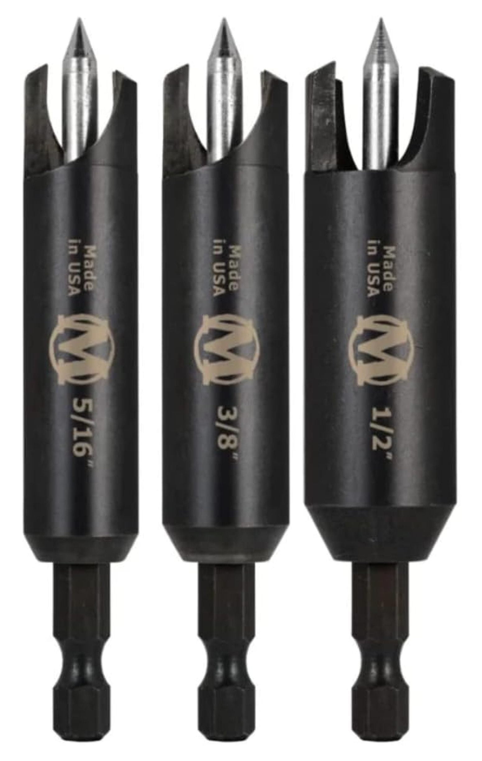 Montana Brands MB-65823 3 Piece Self-Centering Wood Plug Cutters ...