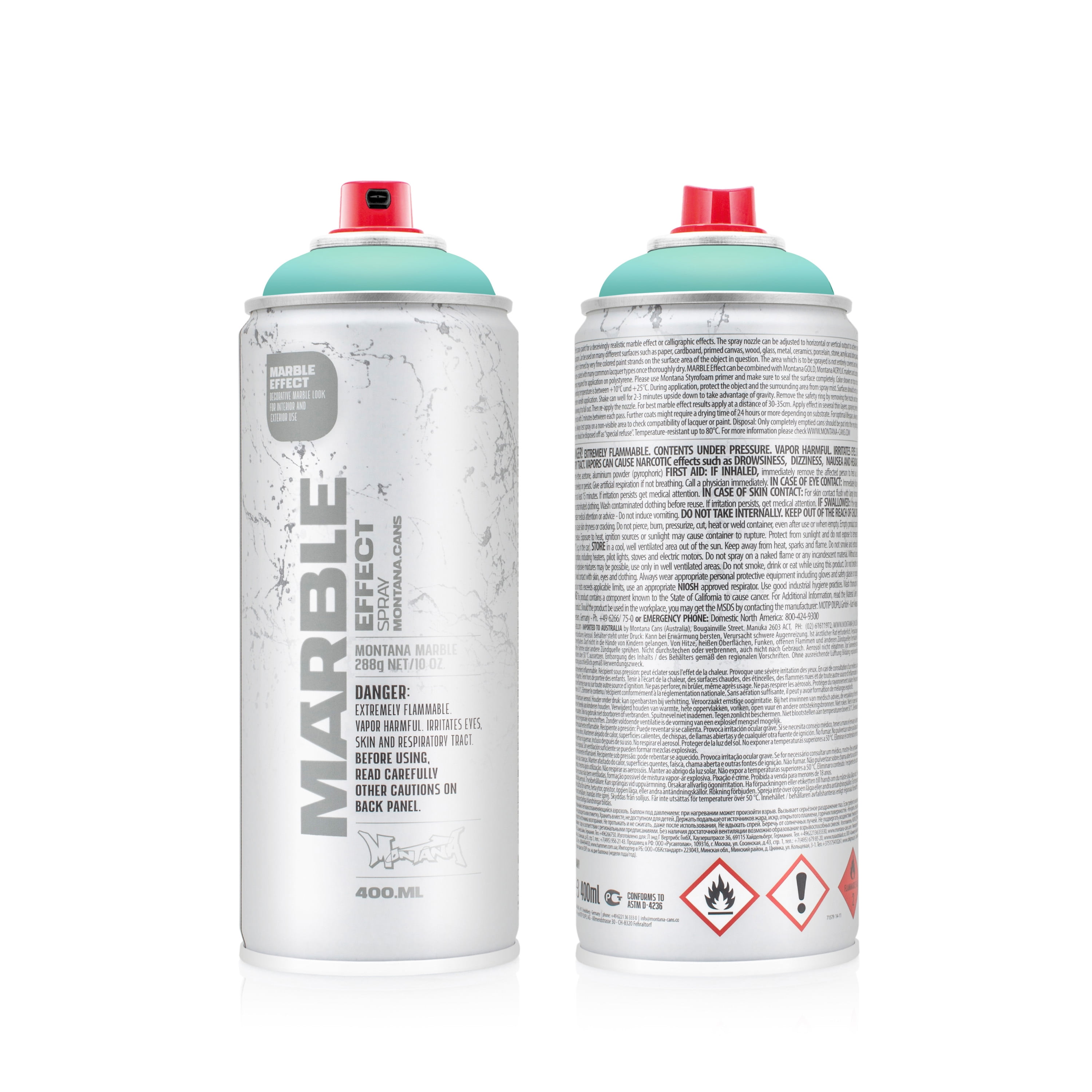 Montana Cans MARBLE EFFECT Spray Paint, 400ml, Pastel Green - Walmart.com