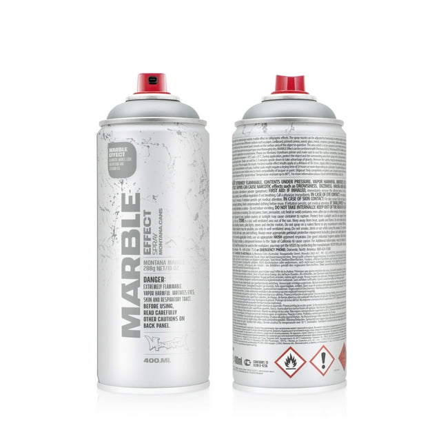 Montana Cans MARBLE EFFECT Spray Paint, 400ml, Silver - Walmart.com