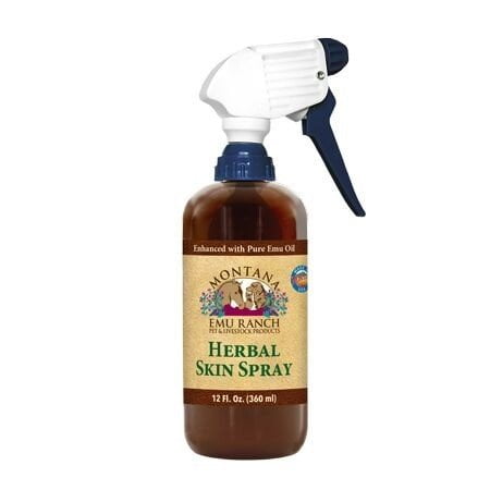 Montana Emu Ranch Co. Herbal Skin Spray for Pets 12 oz Spray - Walmart.com