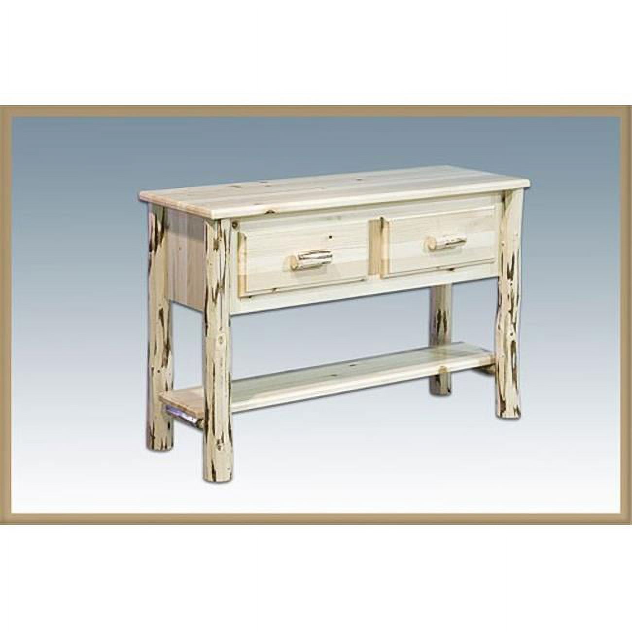 Montana Entry Table, Clear Lacquer - Walmart.com