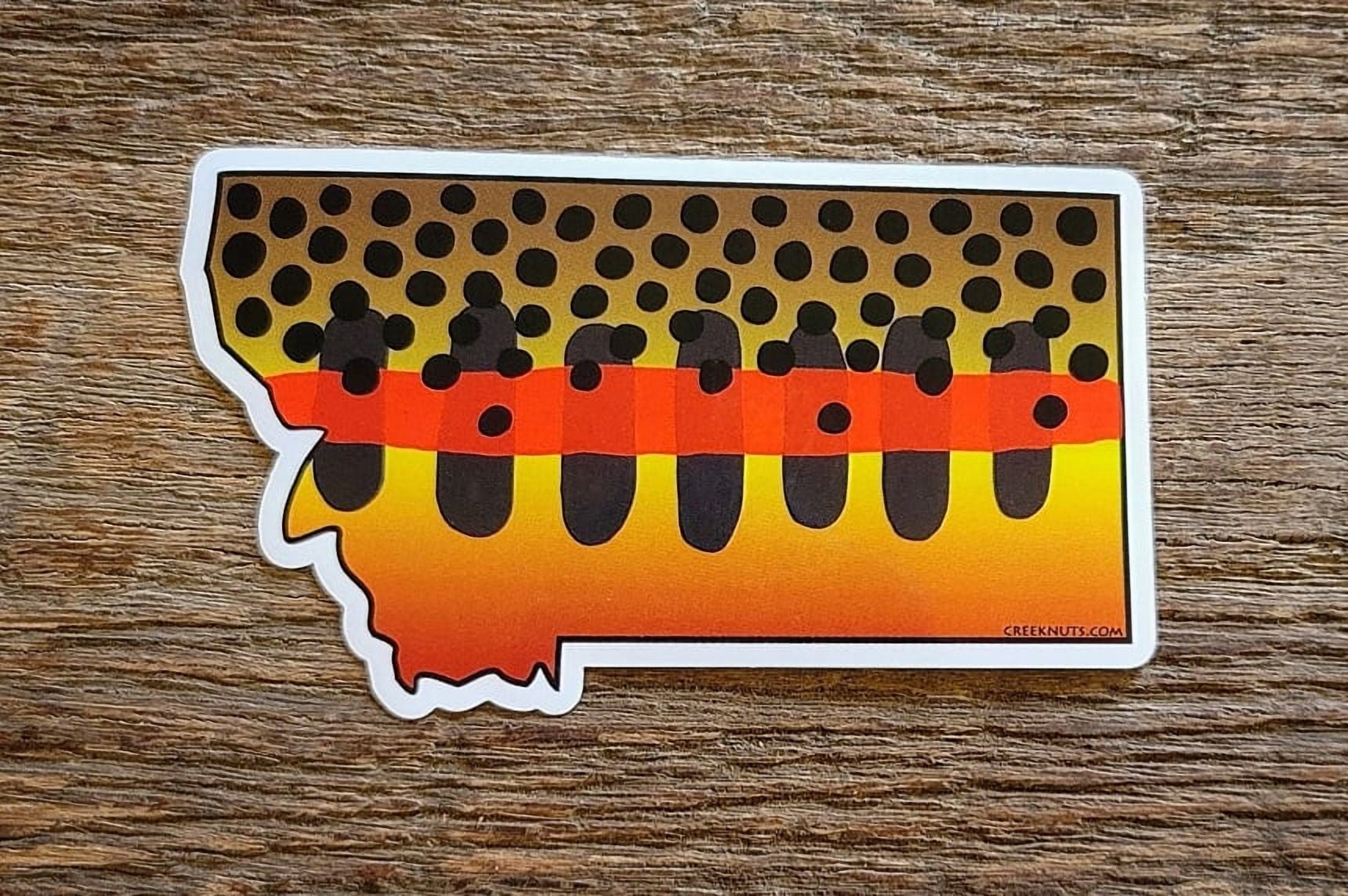 Montana Golden Trout Skin Sticker Decal - Walmart.com