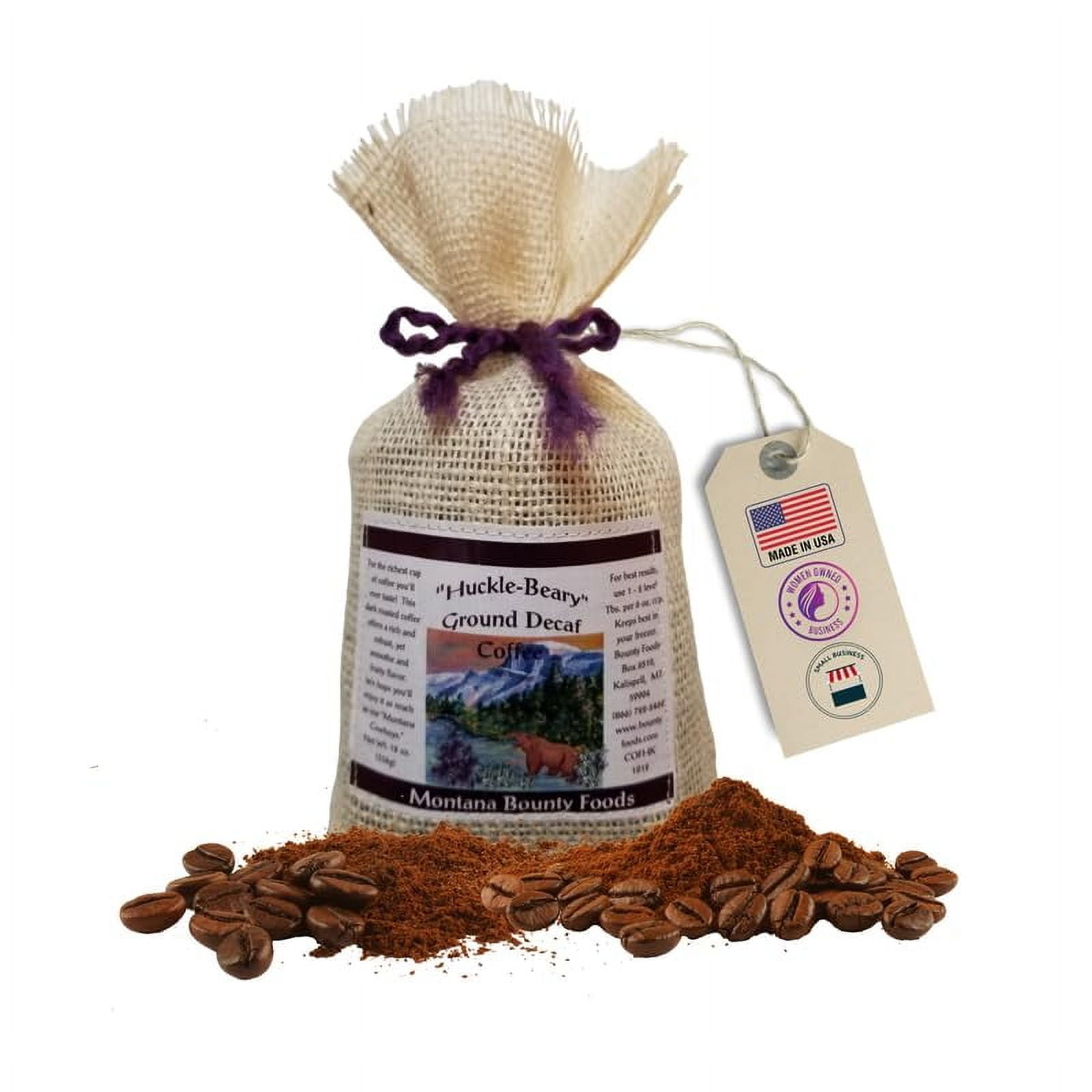 Montana Huckleberry Decaffeinated Ground YPF5 Coffee - 12 oz Rustic ...