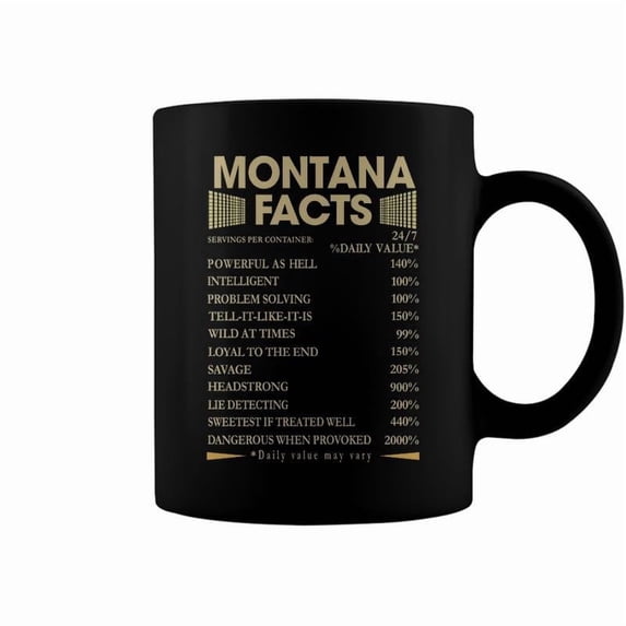 Montana Name Gift Montana Facts Coffee Mugs - Walmart.com