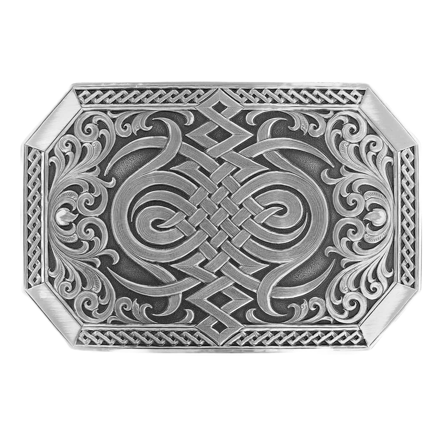Montana Silversmiths® Gunmetal Western Celtic Knot Buckle 33210MA ...