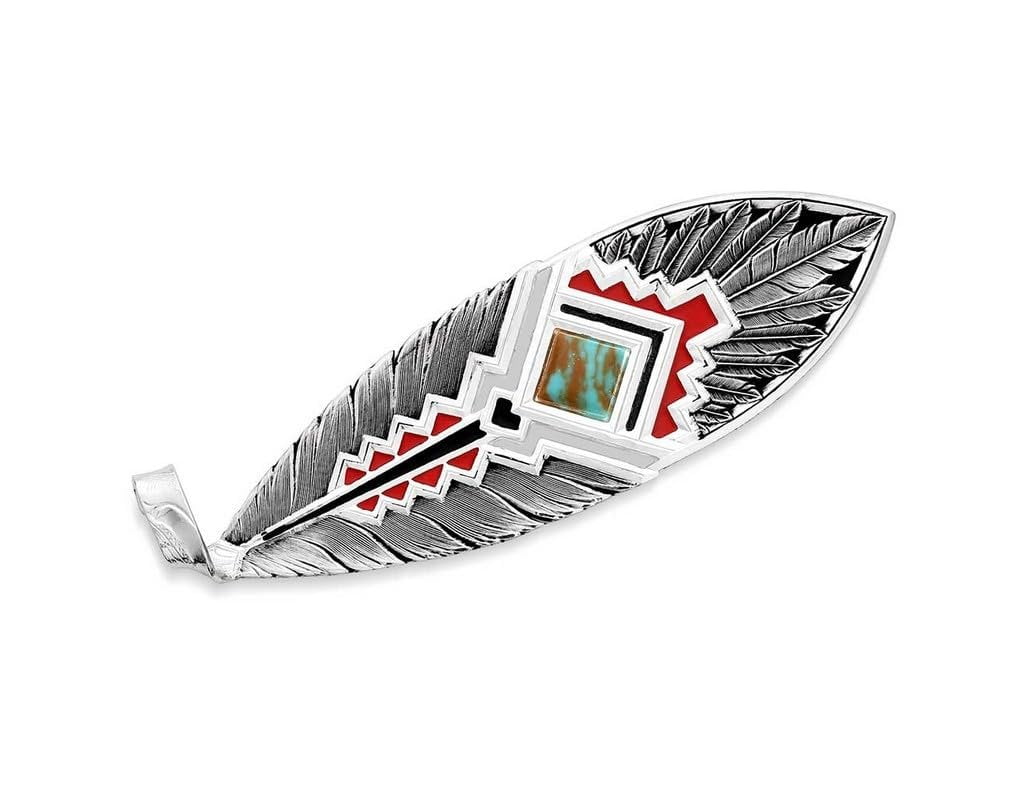 Montana Silversmiths Hat Feather Adult Southwest Aura Silver AMHF6058 ...