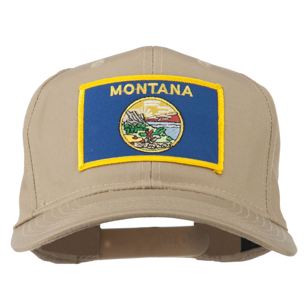 Montana State High Profile Patch Cap - Khaki OSFM - Walmart.com