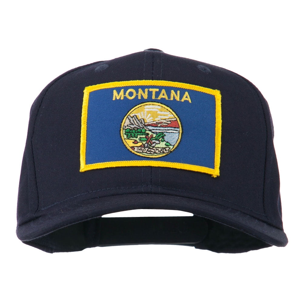 Montana State High Profile Patch Cap - Navy OSFM - Walmart.com
