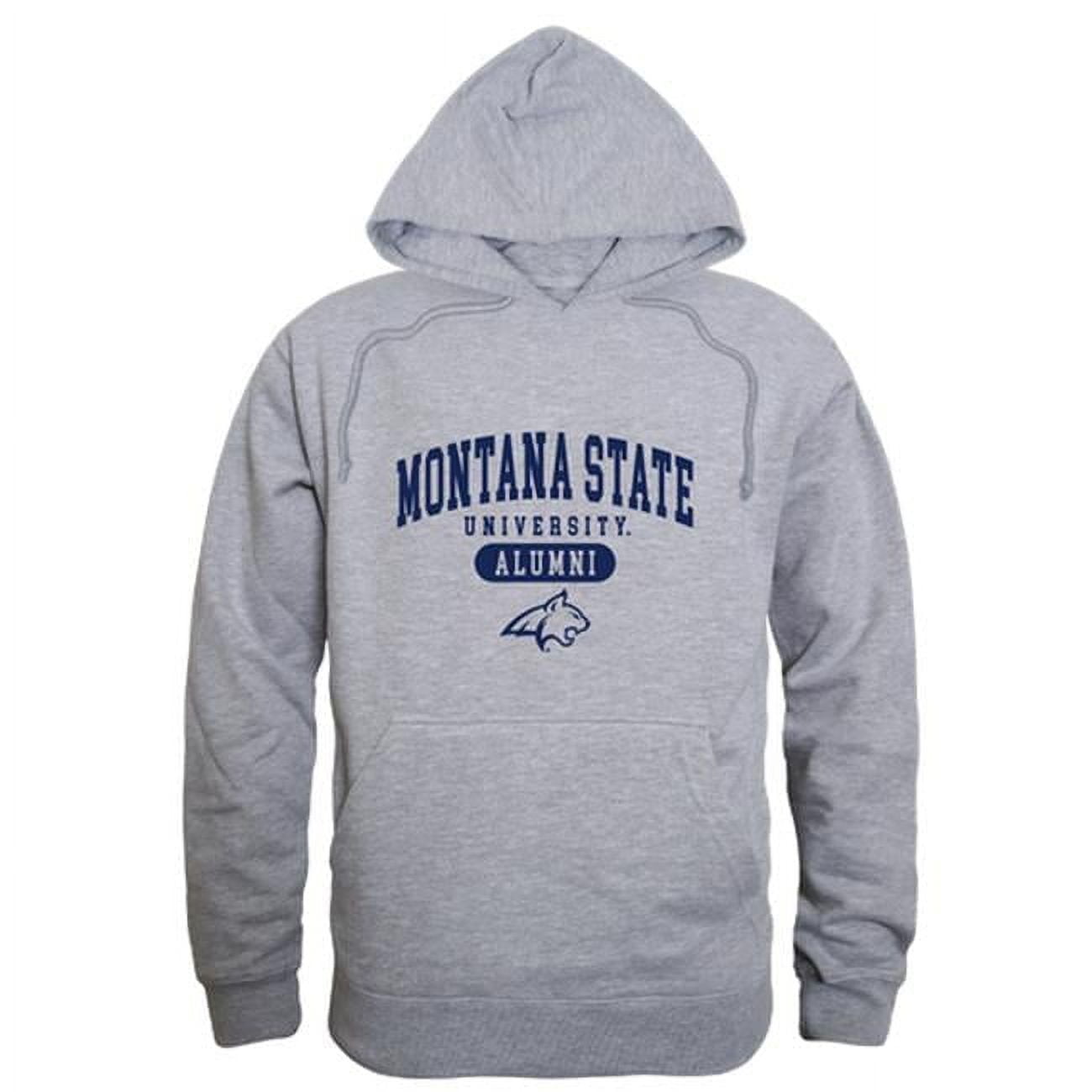 Montana State University Bobcats Alumni Hoodie, Heather Grey - Large ...