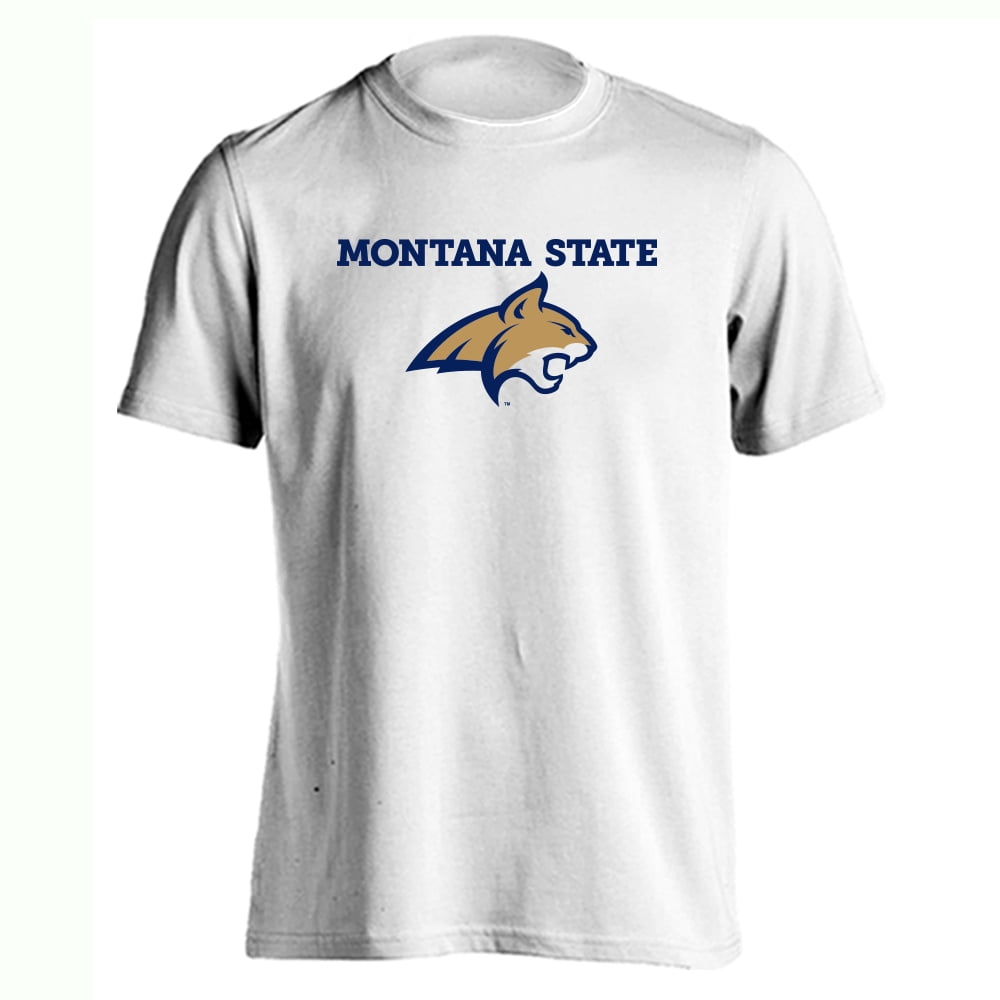 Montana State University Bobcats Classic Arch with Mascot Short Sleeve ...