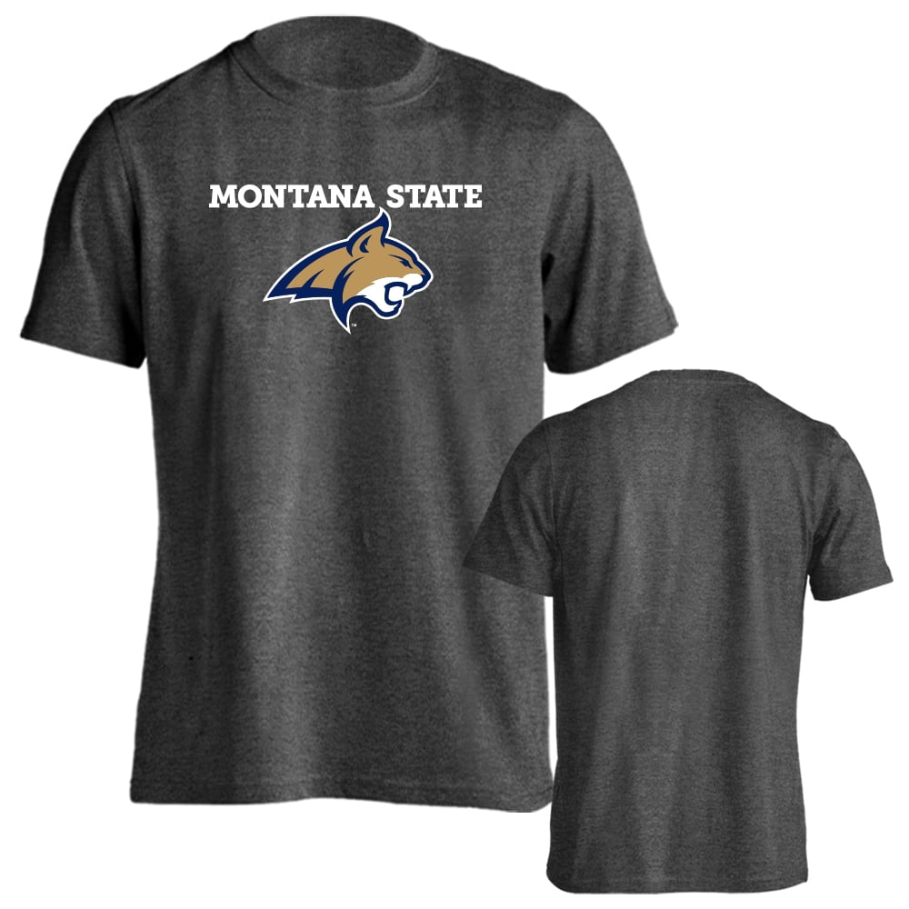 Montana State University Bobcats Classic Arch with Mascot Short Sleeve ...