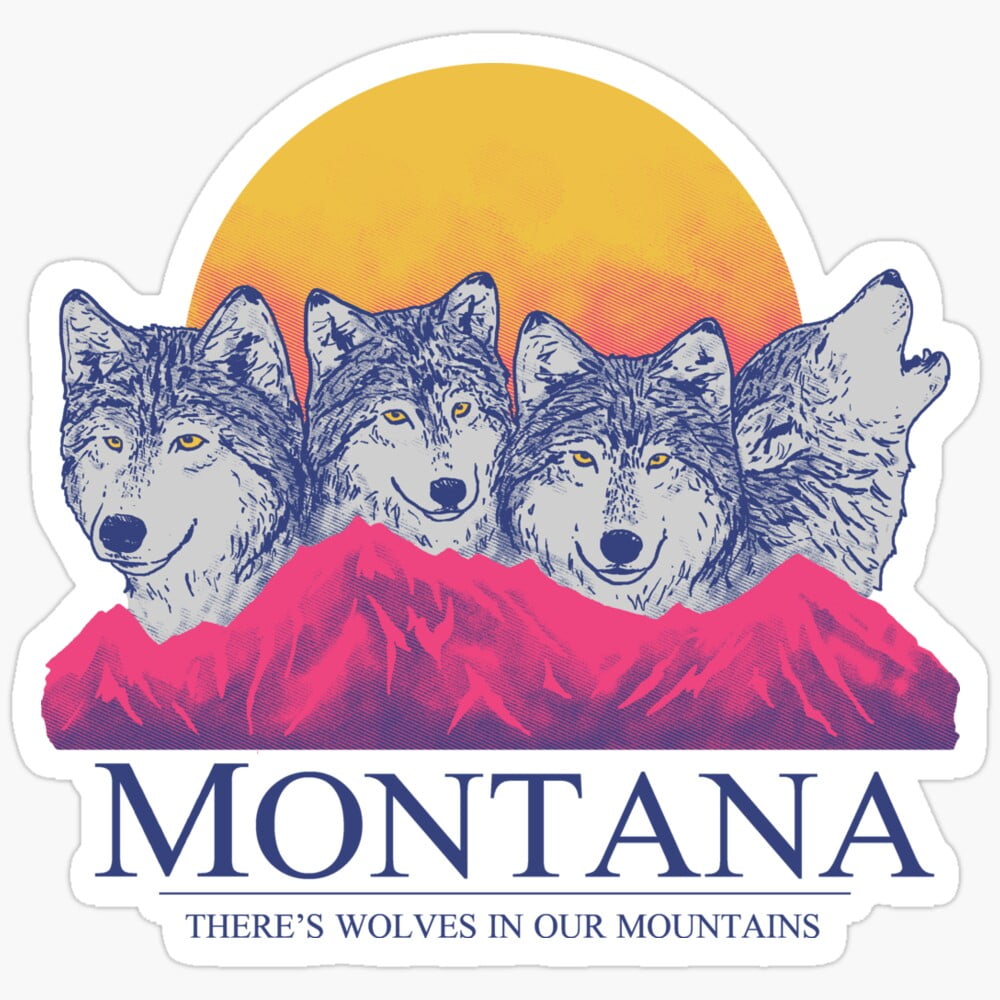 Montana Sticker Phone Decal Water Bottle Stickers Car Decals, Laptop ...