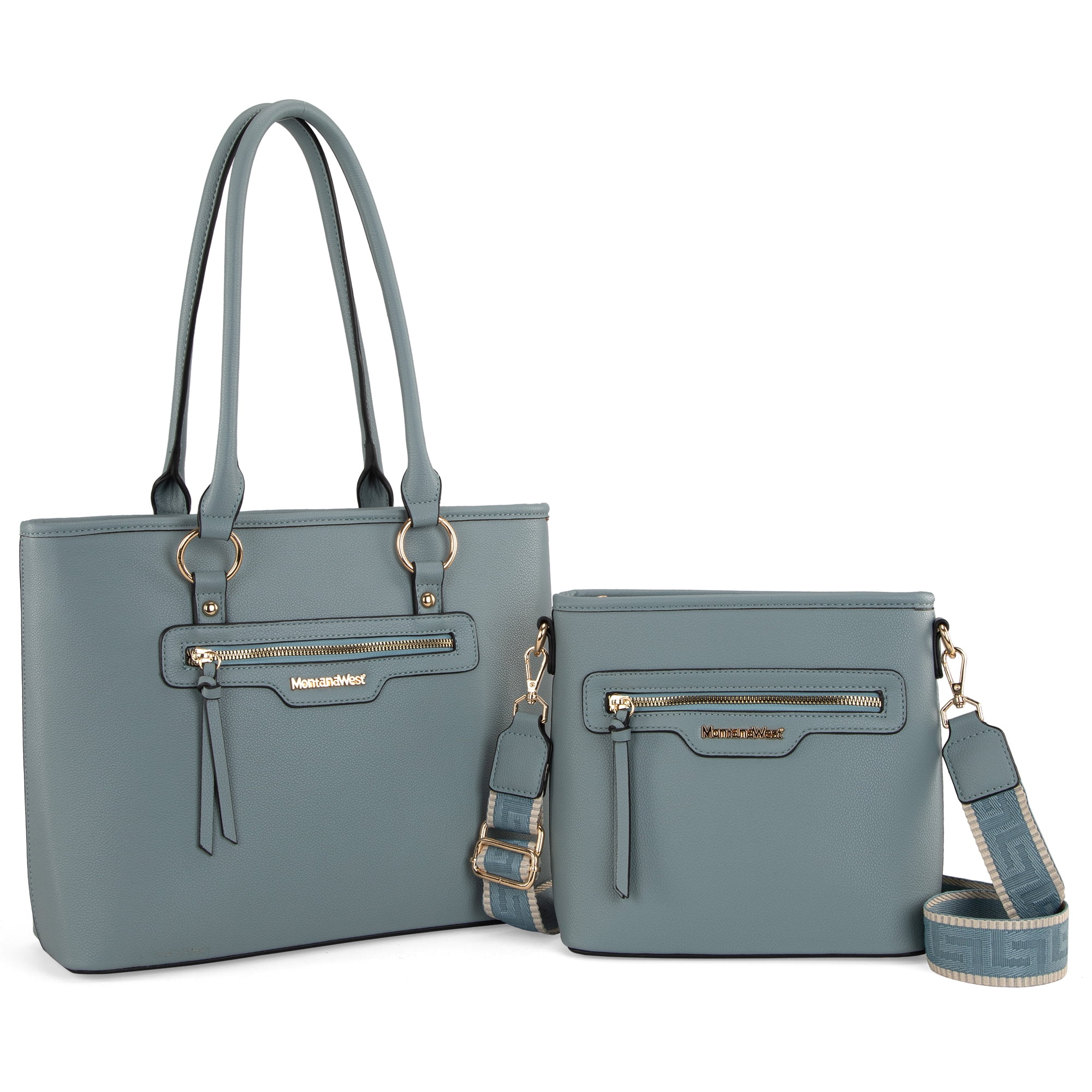Montana West 2Pcs Handbags Set for Women Large Tote Bags Purse with ...