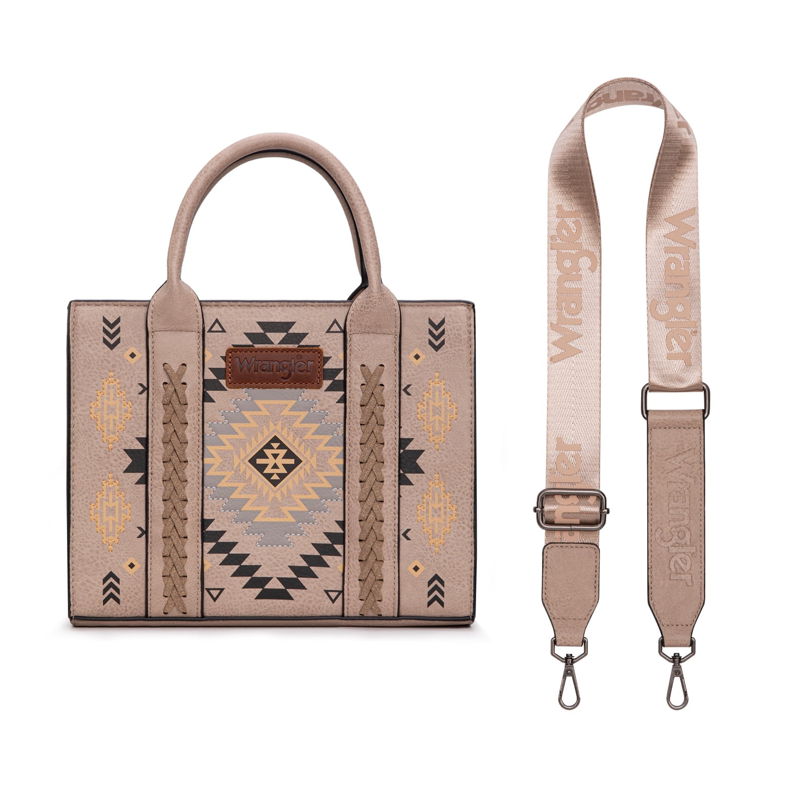 Wrangler Aztec Tote Bag for Women Boho Satchel Purses and Handbags ...