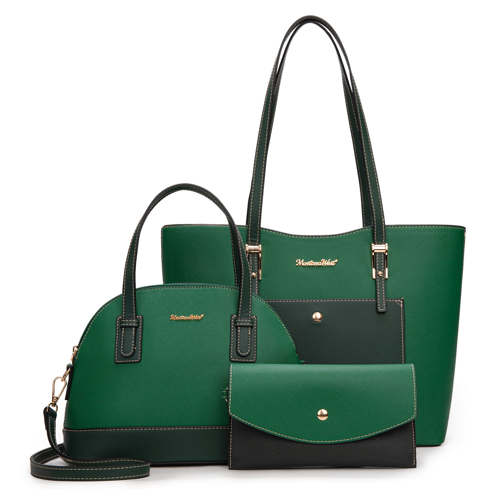 Montana West 3PCS Purses Set for Women Tote Bag Handbag Wallet Set ...