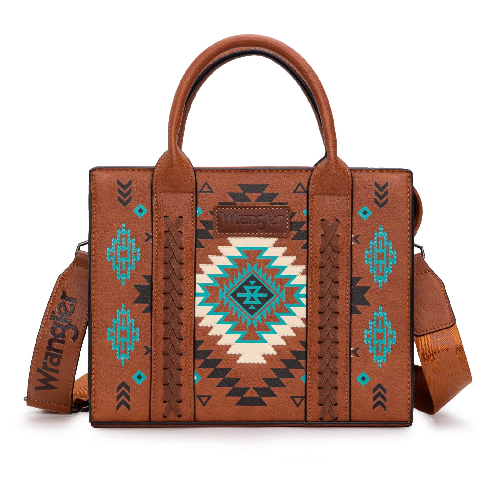 Wrangler Aztec Tote Bag for Women Boho Satchel Purses and Handbags ...