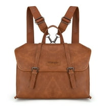 Vansarto Women Fashion Zipper Medium Backpack Purse Faux Leather ...