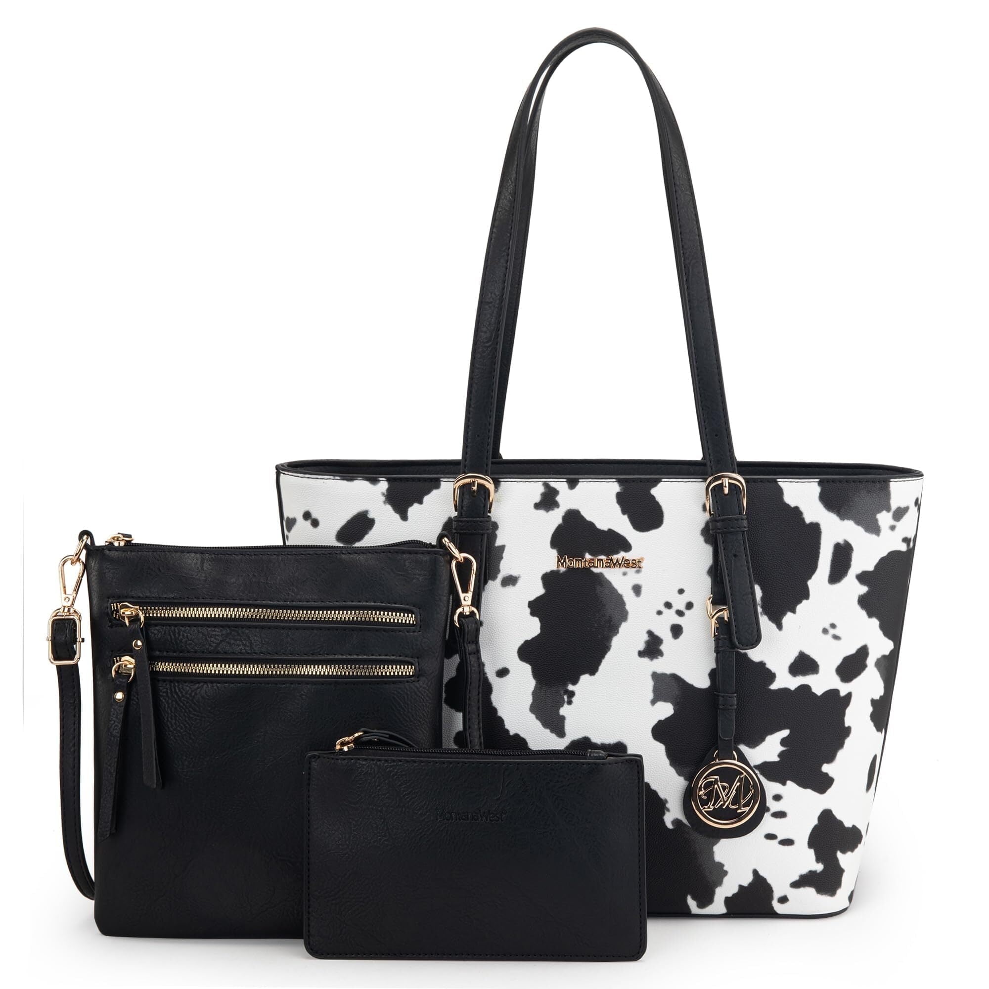 Montana West Purses for Women Tote Bag 3Pcs Set Leopard Print Satchel ...