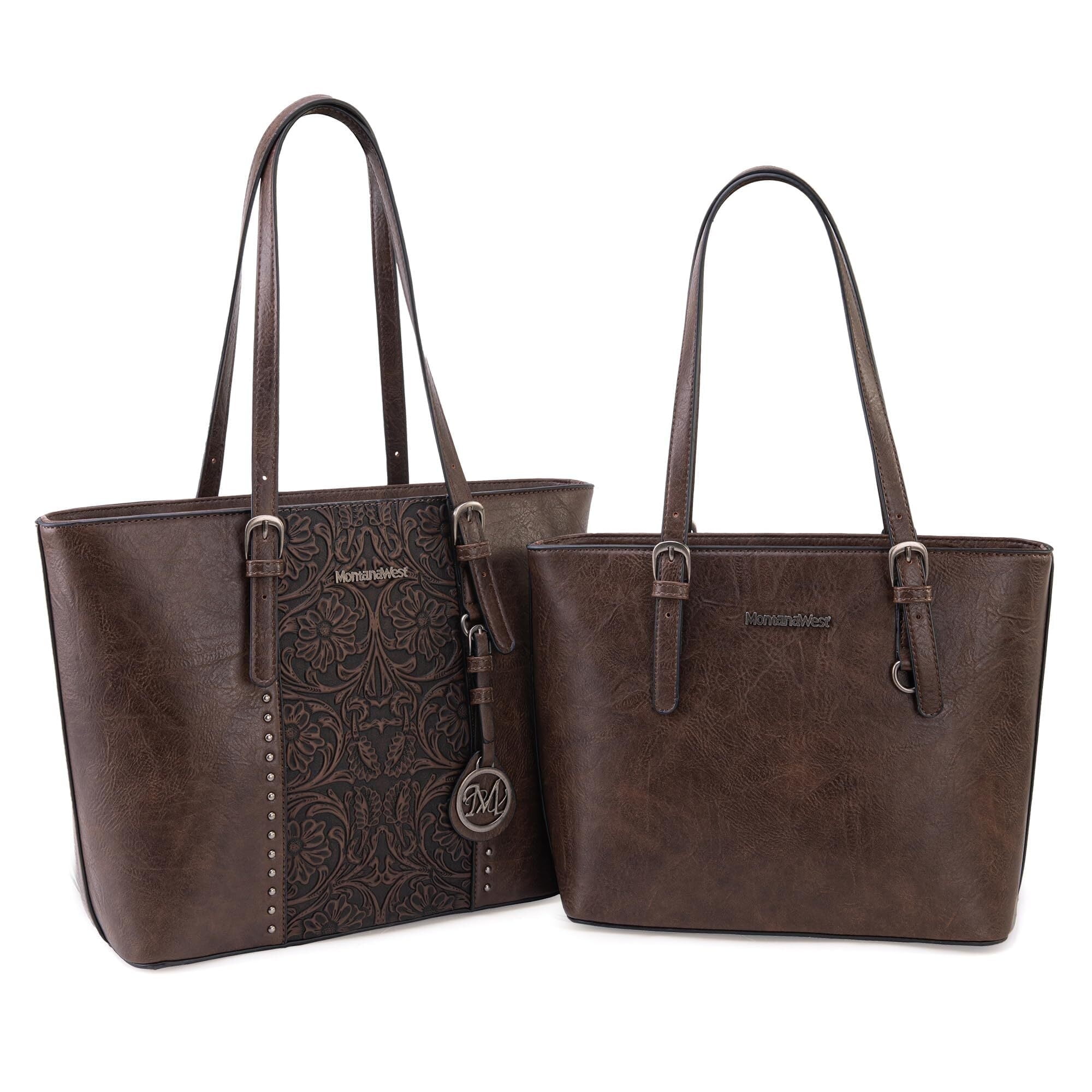 Montana West Tote Bag for Women Large Purse and Handbags Set Embossed ...