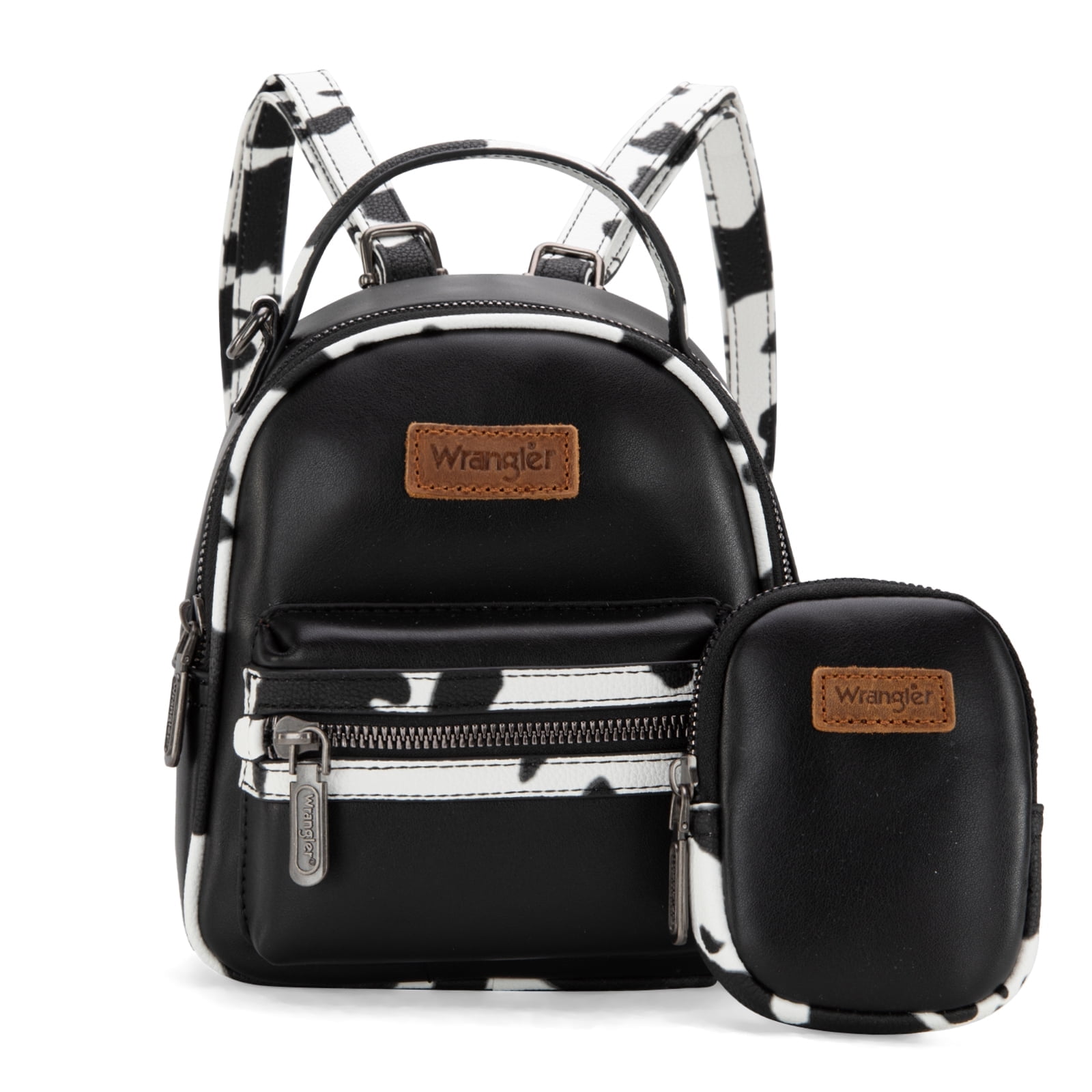 Montana West Wrangler Mini Backpack, Small Cow Print Purse for Women ...