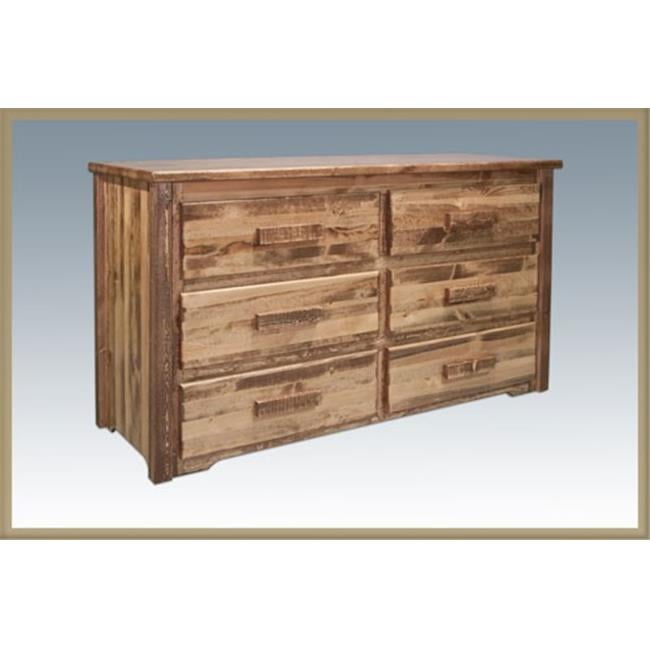 Montana Woodworks Homestead Collection Dresser 6 Drawer Stained and ...