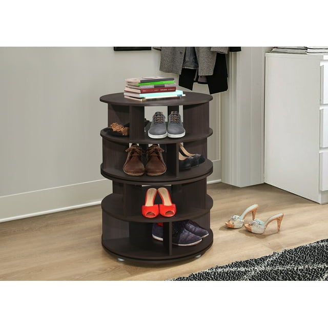 Free Shipping! Montauk 16 Pair Revolving Shoe Storage Rack Carousel ...