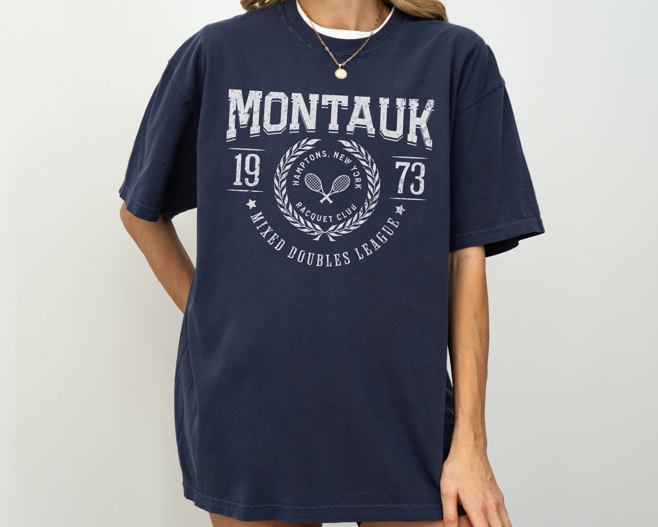 Montauk, Hamptons Racquet Club T-Shirt Retro Style Athletic, Sporty ...