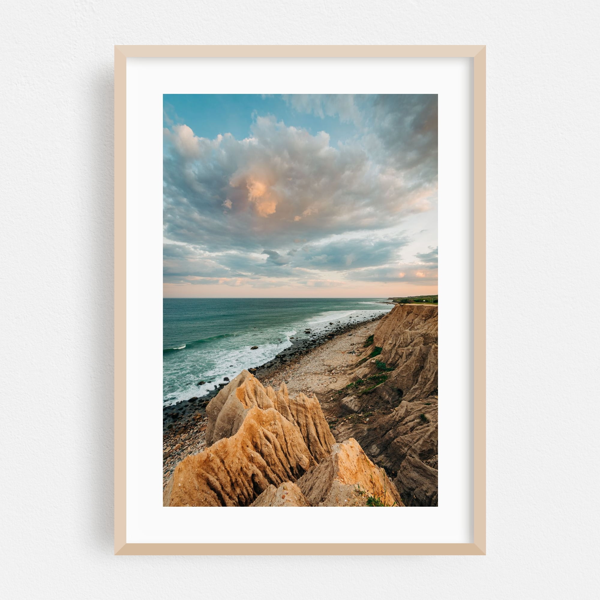 Montauk Point Cliffs 01 - Montauk New York Photography Coast Ocean ...