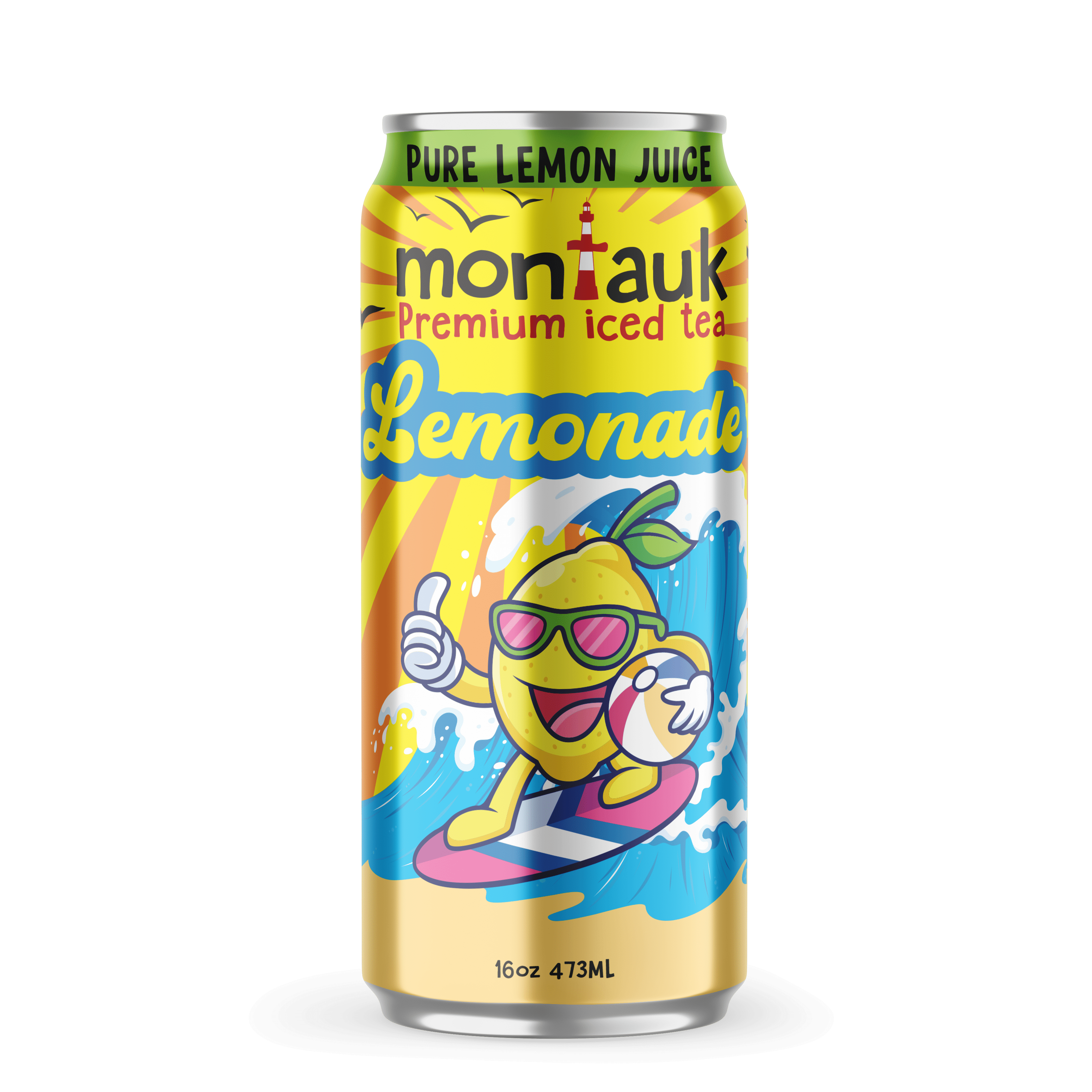 Montauk Premium Iced Tea: Lemonade 12 pack - Walmart.com