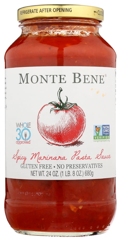 Monte Bene Pasta Sauce Spicy Marinara, 24 Fl Oz - Walmart.com