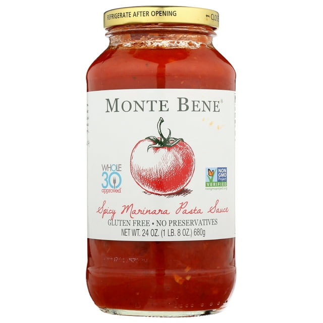 Monte Bene Pasta Sauce Spicy Marinara, 24 Fl Oz - Walmart.com