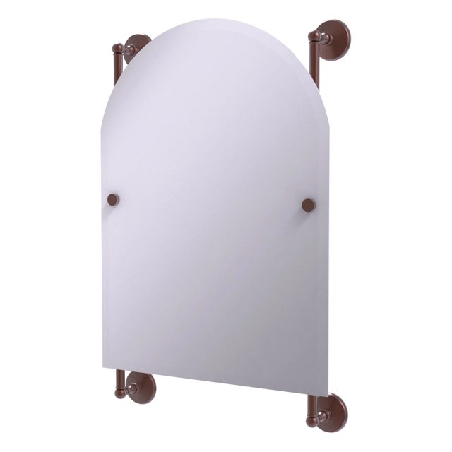 Monte Carlo Arched Top Frameless Rail Mounted Mirror - Walmart.com