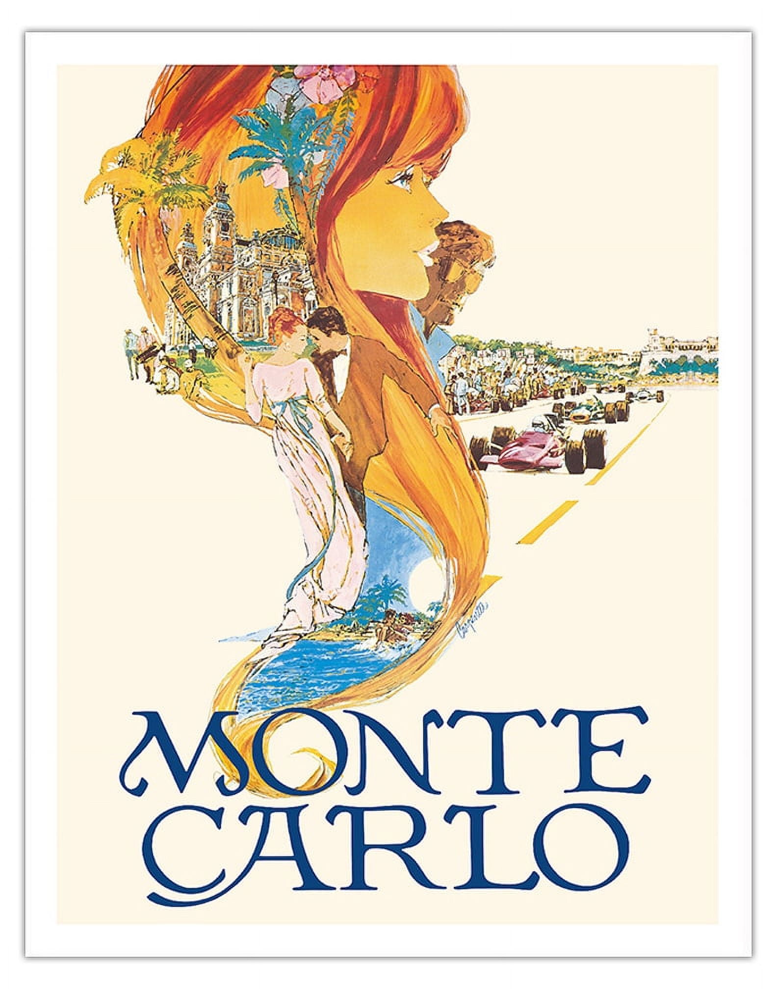 Monte Carlo - Monaco Grand Prix Formula One - Grand Casino - Vintage ...
