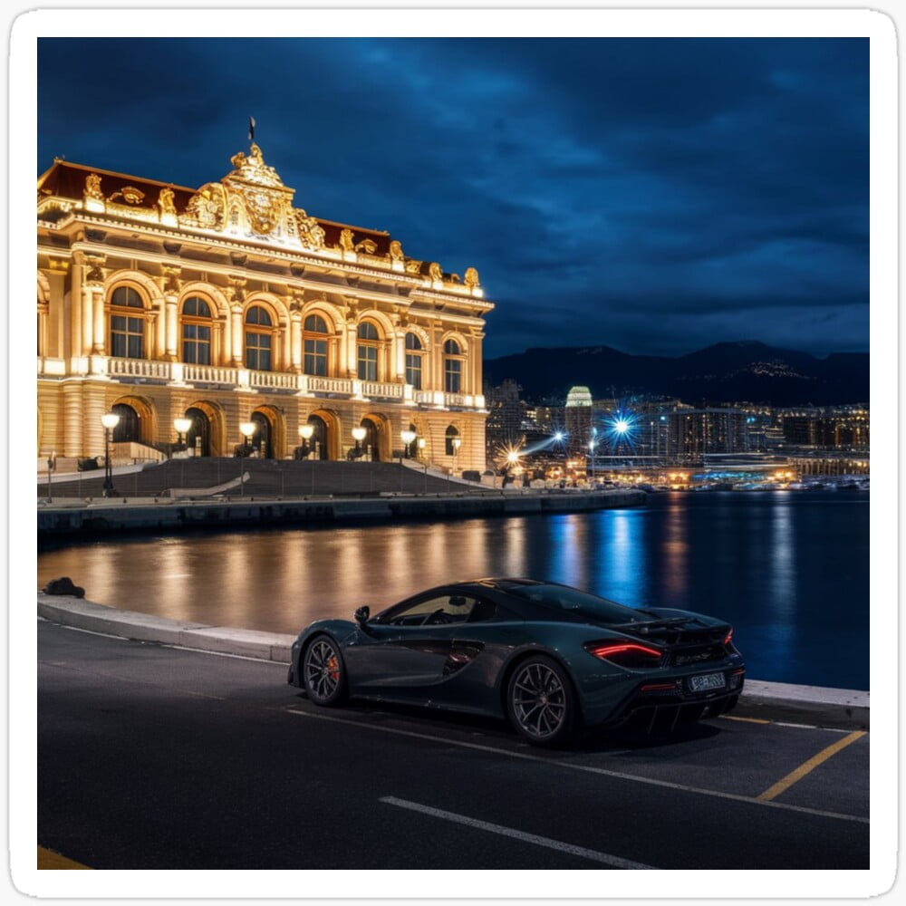 Monte Carlo,Monaco Sticker Phone Decal Water Bottle Stickers Car Decals ...