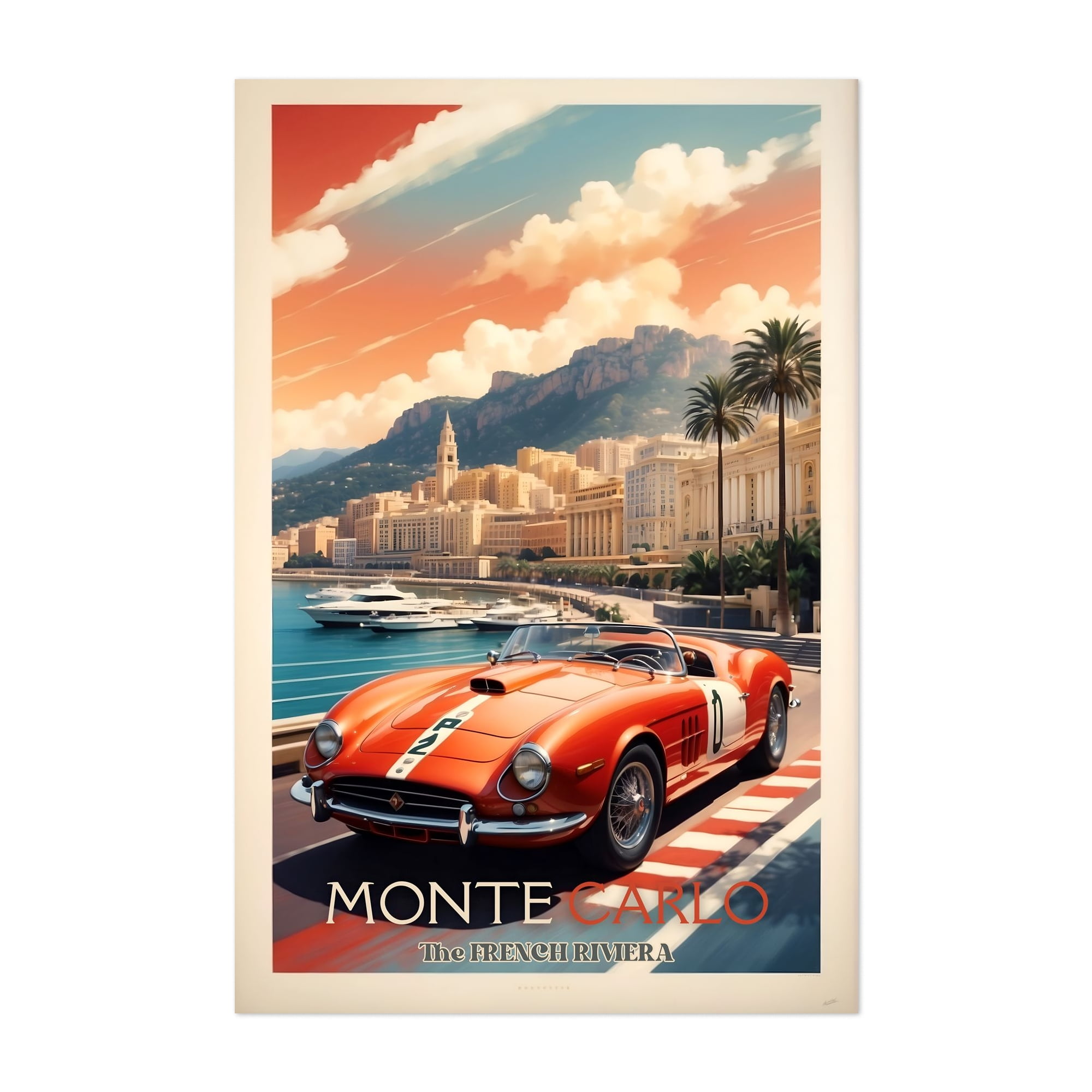 Monte Carlo Motorsport Magic: Vintage Racing Art - Monte Carlo Monaco ...