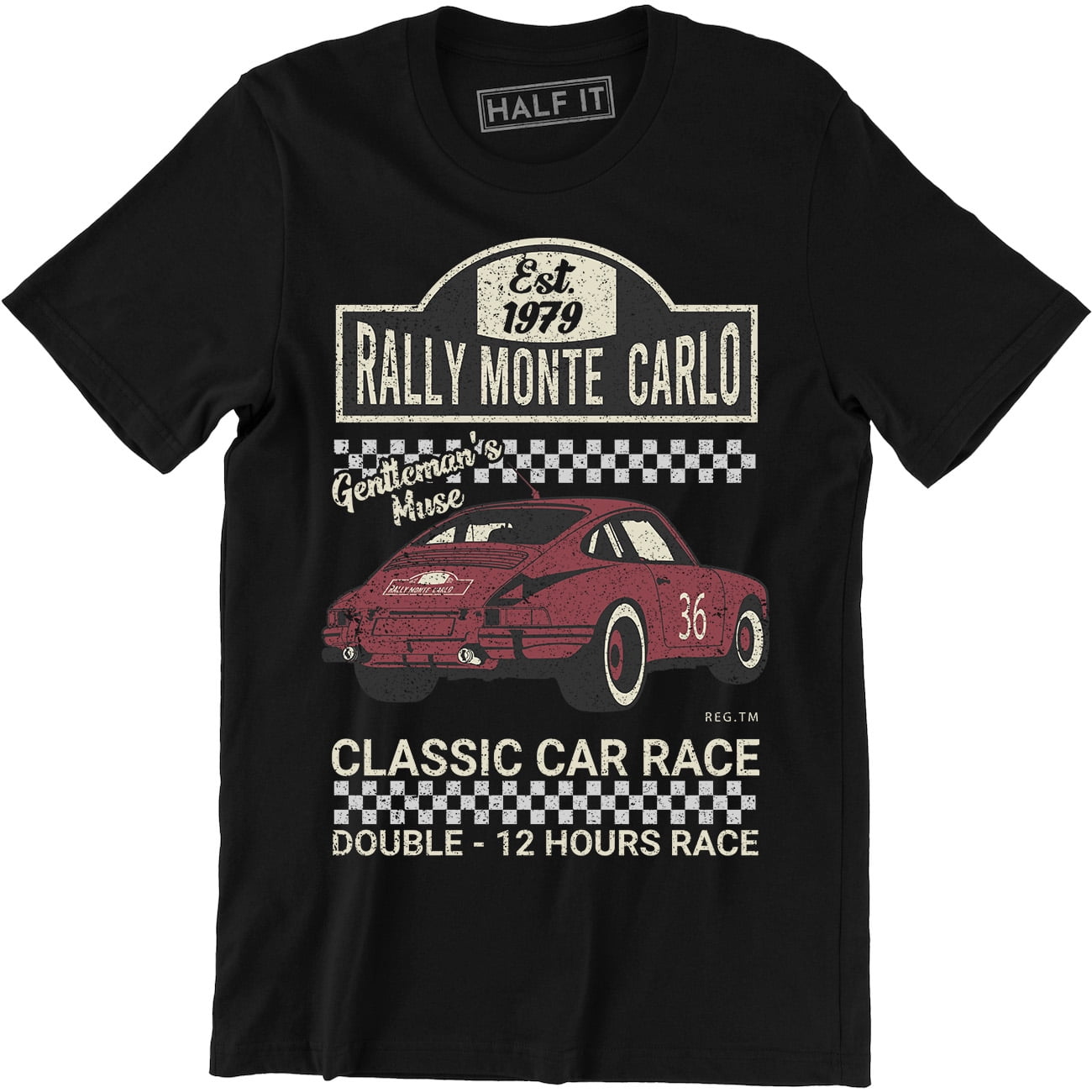 Monte Carlo Rally Mini classic car show Racing Race Vintage Gifts T ...