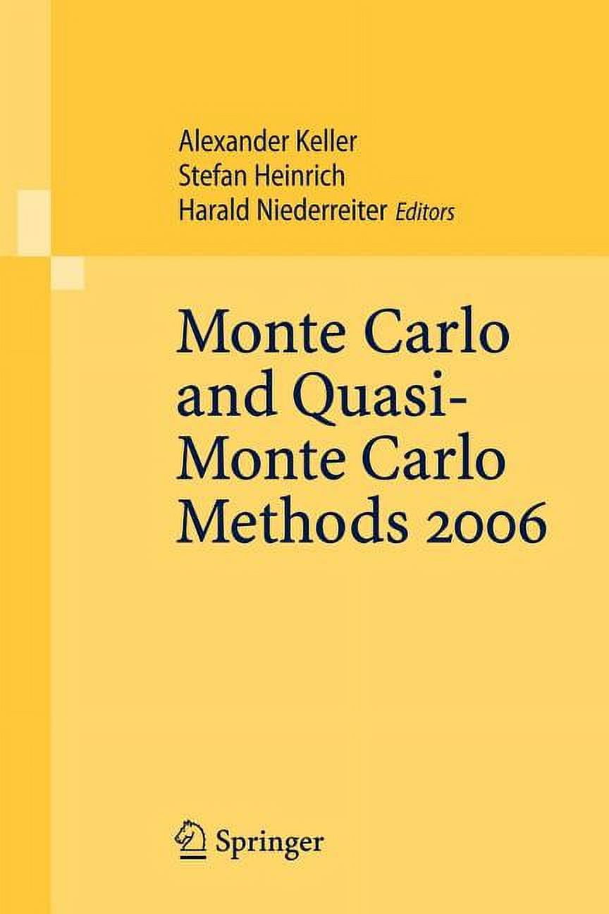 Monte Carlo and Quasi-Monte Carlo Methods 2006, (Paperback) - Walmart.com